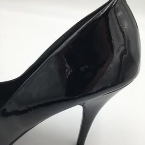 Pleaser | Shoes | Pleaser 4 Black Sexy Faux Patent Heels Vanity42 Worn ...